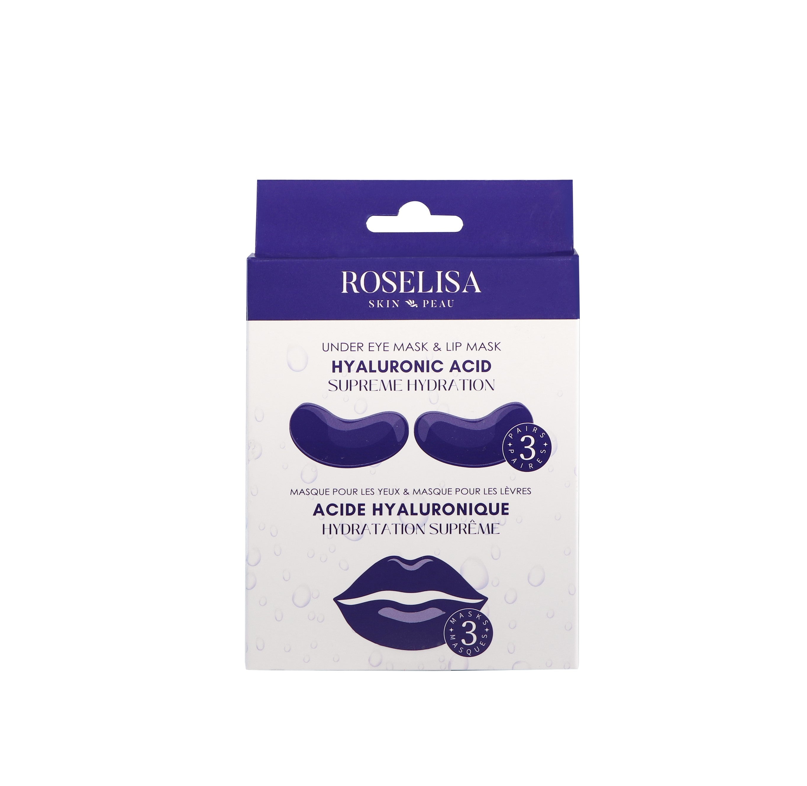 Combo Lip & Eye Mask Hylaluronic Acid (3+3)